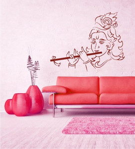 Smart Wall Guru 61.76 cm Krishna Decal Self Adhesive Sticker Price in ...
