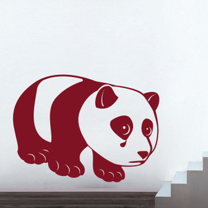 Creatick Studio 76.2 cm Sad Panda Wall sticker Self Adhesive Sticker ...