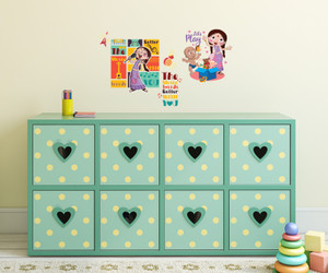 Nilaya by ASIAN PAINTS 0 cm Chhota Bheem and friends 12" X 24" wall ...