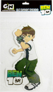 STICKER BAZAAR 32.4 cm A4 Cutout Sticker Of Ben 10 Self Adhesive ...