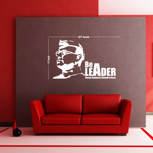 Creative Width Decor 69 cm Netaji Bose Self Adhesive Sticker Price in ...