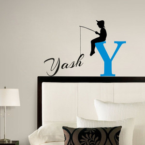 DECOR KAFE 55.88 cm Fishing Style Name YASH Wall Covering Size : (56 X ...