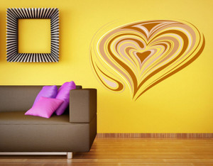 Impression Wall 60 cm Brown Candy Wall Sticker Self Adhesive Sticker ...