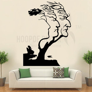 PICKYPOMP 87 cm This tree defines Life stages Self Adhesive Sticker ...