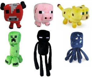 Flipkart.com | Minecraft Plush Set Of 6 School Bag - School Bag