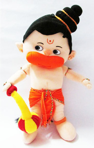 Anukriti Creations Baal Hanuman Soft Toy - 45 cm - 17 inch - Baal ...