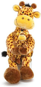 Geri The Giraffe Collection Large 32" "Geri The Giraffe" With Little ...
