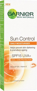 GARNIER Sunscreen - SPF 50 PA+++ Sun Control Daily Moisturiser - Price ...