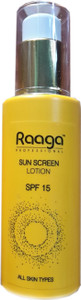 RAAGA PROFESSIONAL Sunscreen - SPF 50 PA++ SUN SCREEN LOTION - Price in ...