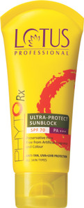 Lotus Professional Sunscreen - SPF 70 PA+++ PROFESSIONAL PHYTO-RX ULTRA ...