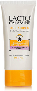Lacto Calamine Sunscreen - SPF 50 PA++ Sun Shield Oily to Normal Skin ...