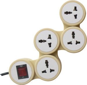 MX 4 Sockets Surge & Spike guard with Universal Socket and 1.5 Meters ...