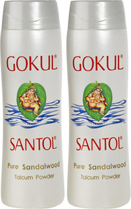 GOKUL Pure Sandalwood Talcum Powder (Pack of 2) - Price in India, Buy ...