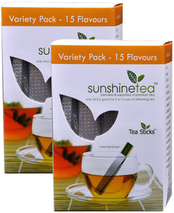 SUNSHINE Variety Pack Tea - 15 Tea Sticks (Set of 2) Lemon Grass ...