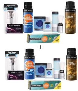 PARK AVENUE Park Avenue Men's Grooming Kit Travel Shaving Kit & Bag ...