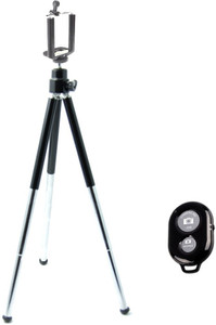 Smiledrive Long Mobile Tripod with Remote Clicker/Shutter Tripod Kit ...
