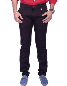 Rusty Cooper Regular Fit Men Black Trousers - Buy Royal Black Rusty ...
