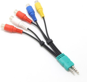SeCro TV-out Cable CBF Signal Audio Video AV Component Adapter Cable ...