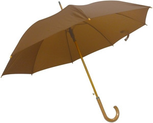 Oxygene Non-folding (Brown) 35inch wooden Umbrella - Buy Oxygene Non ...