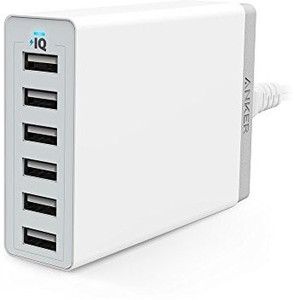 Anker Powerport 6 60W 6-Port Usb Charging Hub Multi-Port Usb Charger ...