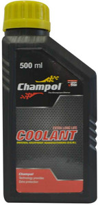 Champol COOLANTS( 500 mL ) Radiator Coolant High-Mileage Engine Oil ...