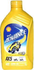 Shell 20W-50 Advance AX5 Synthetic Blend Engine Oil Price in India ...