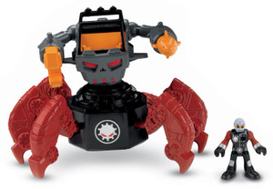 FISHER-PRICE Imaginext Robot Police - Motorized Villain Robot ...
