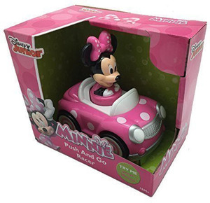 DISNEY Junior Minnie Mouse Push And Go Racer - Junior Minnie Mouse Push ...