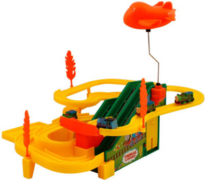 RVOLD Track Racer Toy Game Thomas Car Racing Ramp Set Battery Operated ...