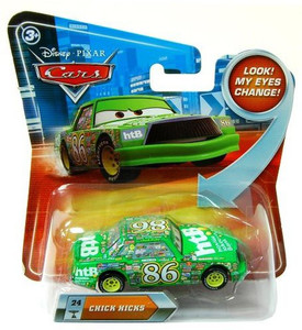 DISNEY Chick Hicks #24 - Pixar Cars Die Cast 1:55 Lenticular - Chick ...