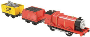 FISHER-PRICE The Train - Trackmaster Motorized Scared James Engine ...
