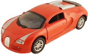 Tootpado Model Toy Sports Car Diecast With Pull Back Mechanism - Orange ...