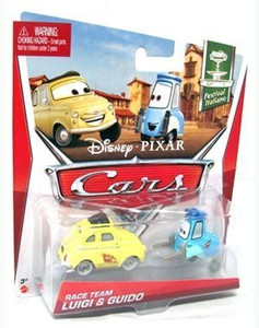 DISNEY 2013 Pixar Cars Race Team Luigi And Guido 1:55 Scale - 2013 ...