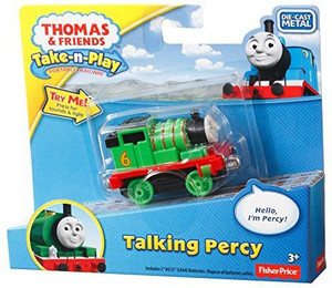FISHER-PRICE The Train: Take-N-Play Talking Percy Toy Train - The Train ...