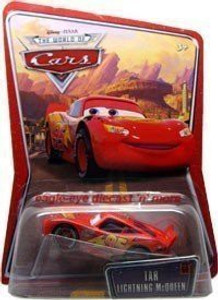 MATTEL Disney Pixar Cars Tar Lightning Mcqueen World Of Cars 1:55 Scale ...