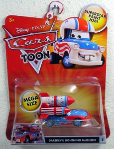 MATTEL Disney / Pixar Cars Toon Oversized Die Cast Car Daredevil ...