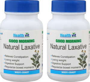 HealthVit GOOD MORNING Natural Laxative 60 Tablets (Pack Of 2) Price in ...