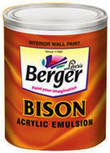 Berger BBA-YE-1L Yellow Emulsion Wall Paint Price in India - Buy Berger ...