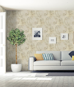 Wallpaper 4 Less Decorative Grey Wallpaper Price in India - Buy ...
