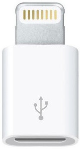 Roboster Micro USB to 8 Pin Data/Sync Charger Worldwide Adaptor White ...