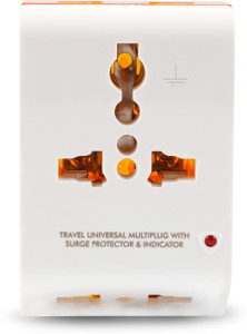 GM 2 Pin Universal Multi Plug Worldwide Adaptor White - Price in India ...