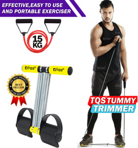 TQS Tummy Trimmer 12 inch Double Spring Premium Quality for man and ...