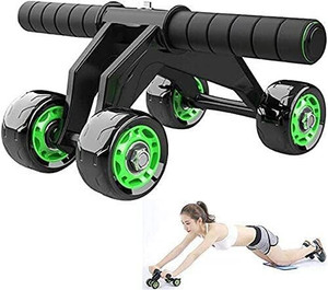 Argyle Abdominal Ab Four Roller Exercise Wheel with Knee Mat for ...