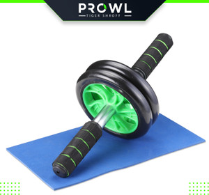 PROWL by Tiger Shroff Double Ab Wheel Roller With Knee Pad | Abs Roller ...