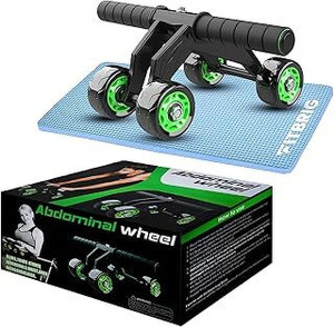 kb marty 4 Wheel Ab Roller for Abdominal Stomach Training, Six Pack ...
