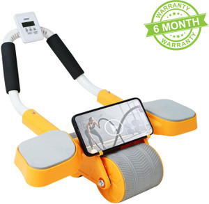 FirstFit Automatic Abdominal Wheel with Elbow Support and Timer, Non ...