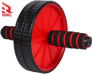 RIONEL Double Wheel AB Roller with Knee Mat for Abs Abdominal Core ...