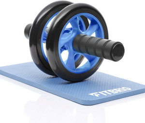 FITBRIG Professional Double Wheel Ab Roller Dual Abdominal Exercise ...