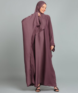 BROKE BRAND Nida Matte Solid Abaya With Hijab Price in India - Buy ...