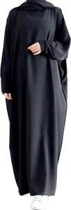 ovais abaya collection Nida Matte Solid Burqa With Hijab Price in India ...